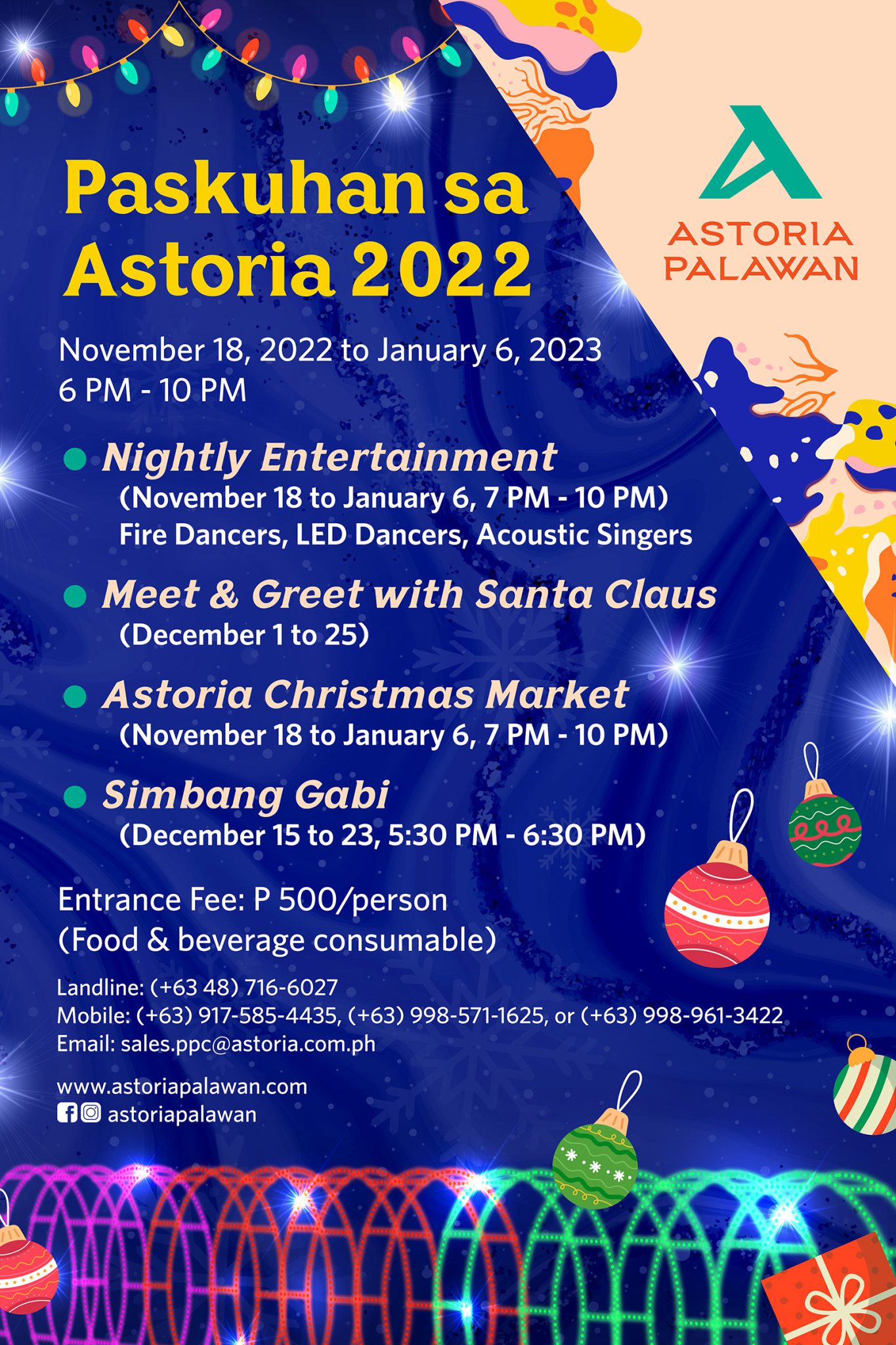 4 Christmas Activities You Shouldn’t Miss at Paskuhan sa Astoria 2022 ...